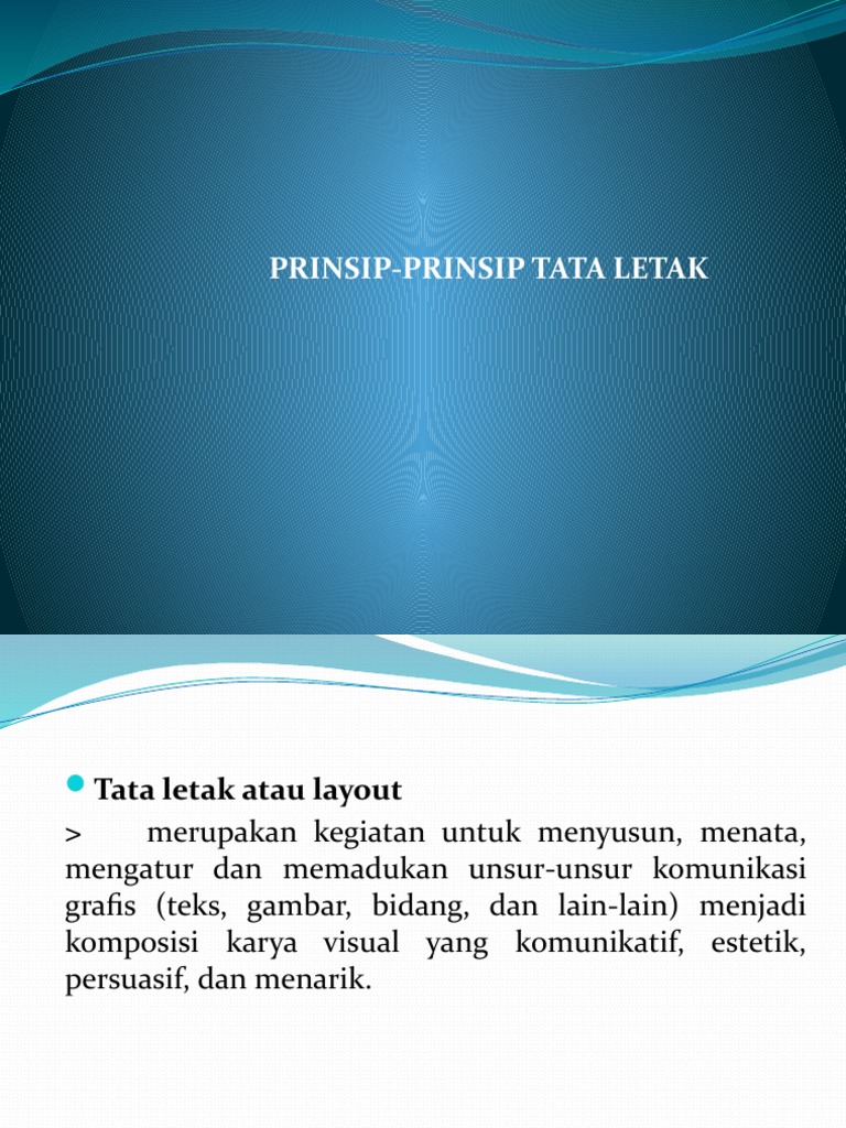 Prinsip Tata Letak | PDF
