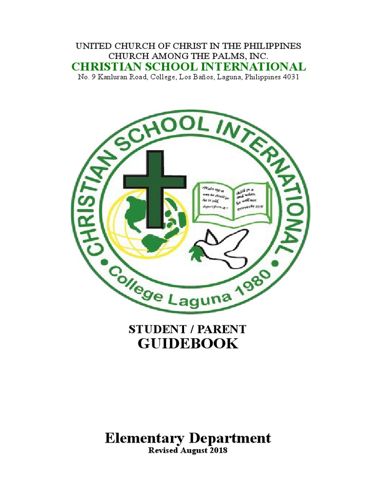 Christian School International: Guidebook | PDF | University And ...