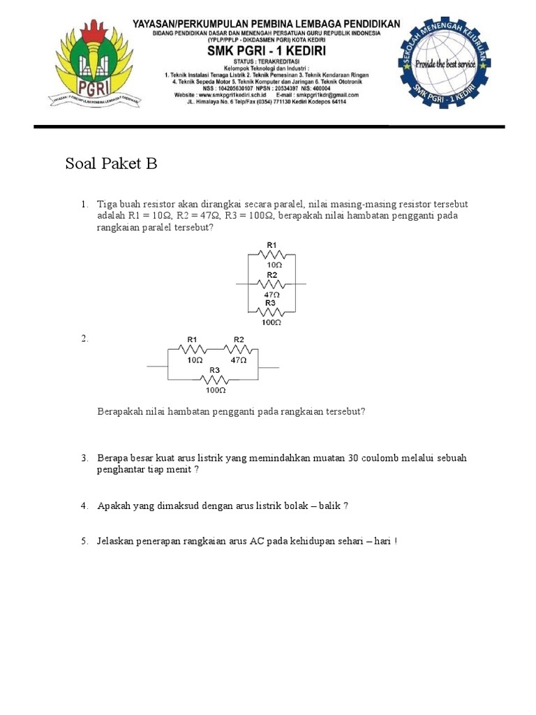 Soal Paket B DLE | PDF