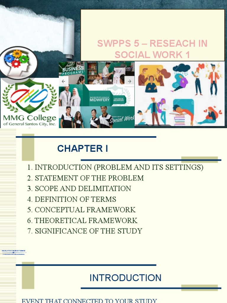 Swpps 5 - Reseach in Social Work 1 | PDF | Survey Methodology | Methodology