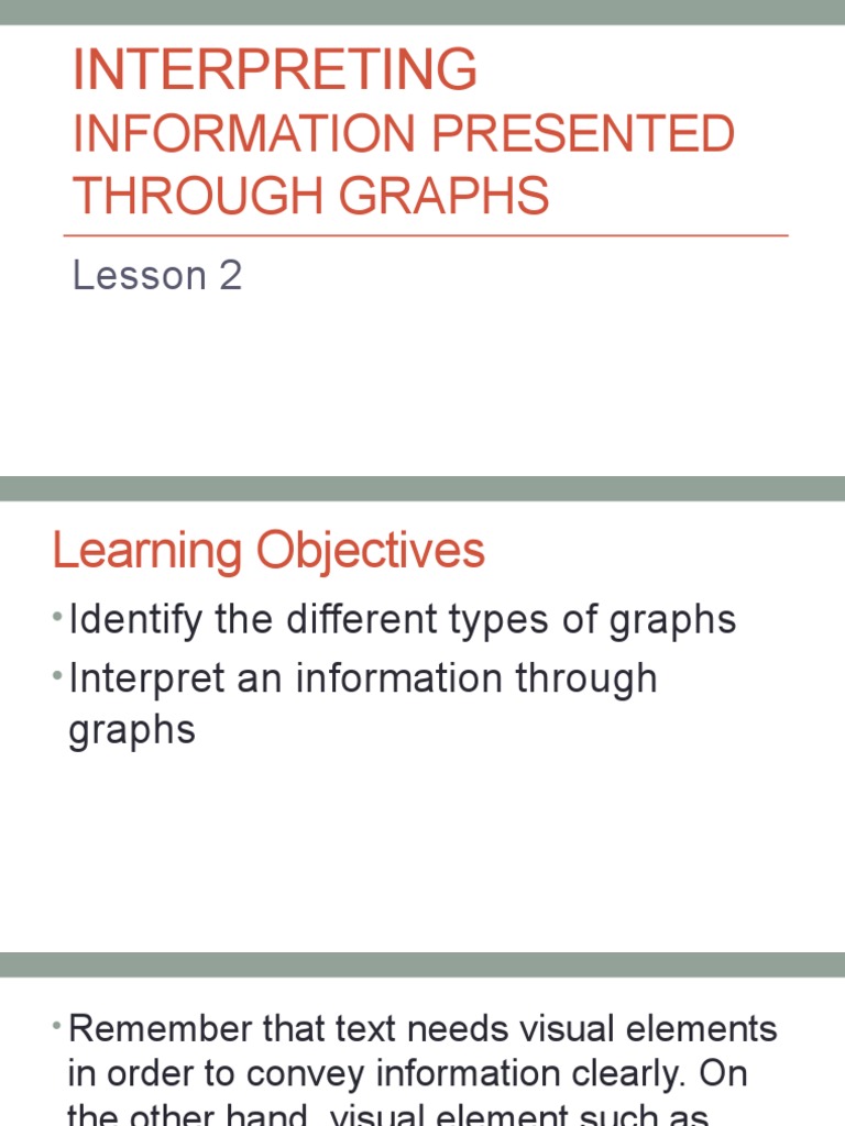 Eng 8 Q2 Lesson 2 | PDF | Chart | Infographics