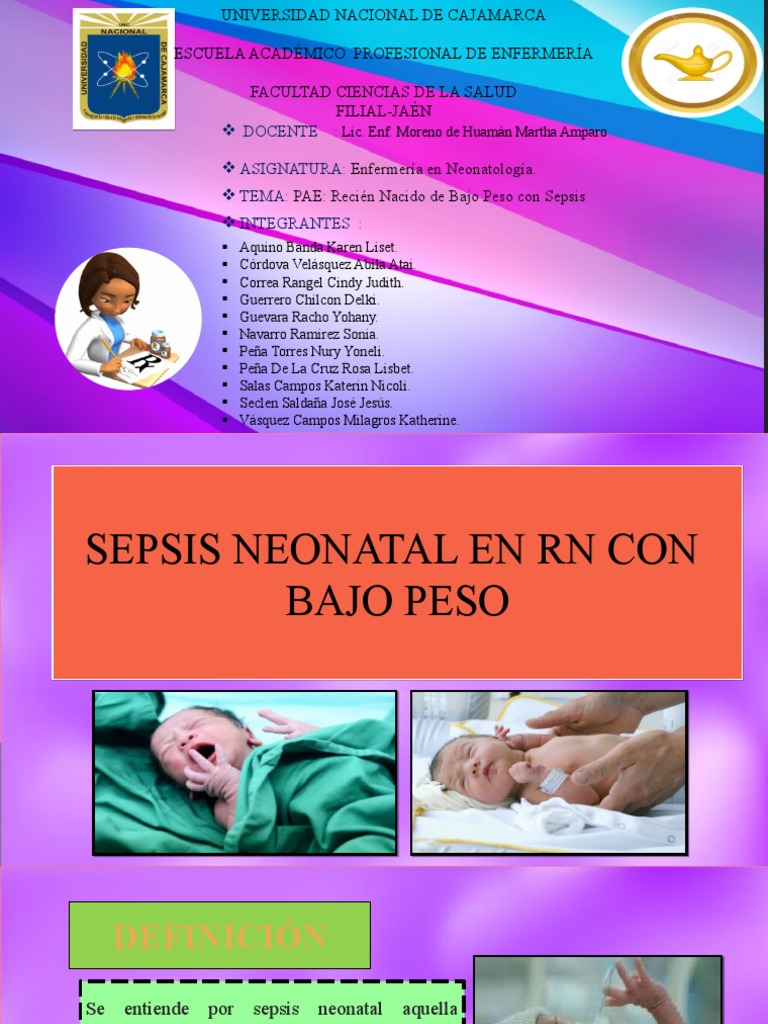 Pae Sepsis Neontal | PDF | Infantes | Septicemia