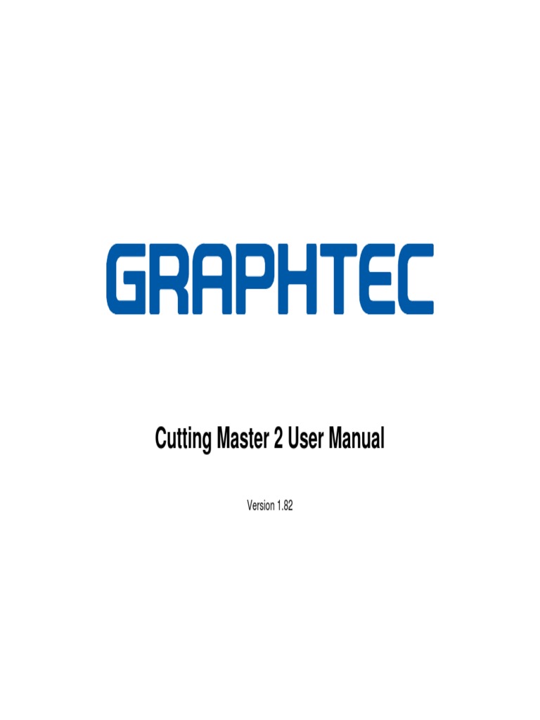 Cutting Master 2 User Manual | PDF | Adobe Creative Suite | Visual ...