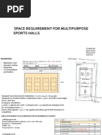 Comprehensive Sports Complex Design Requirements | PDF
