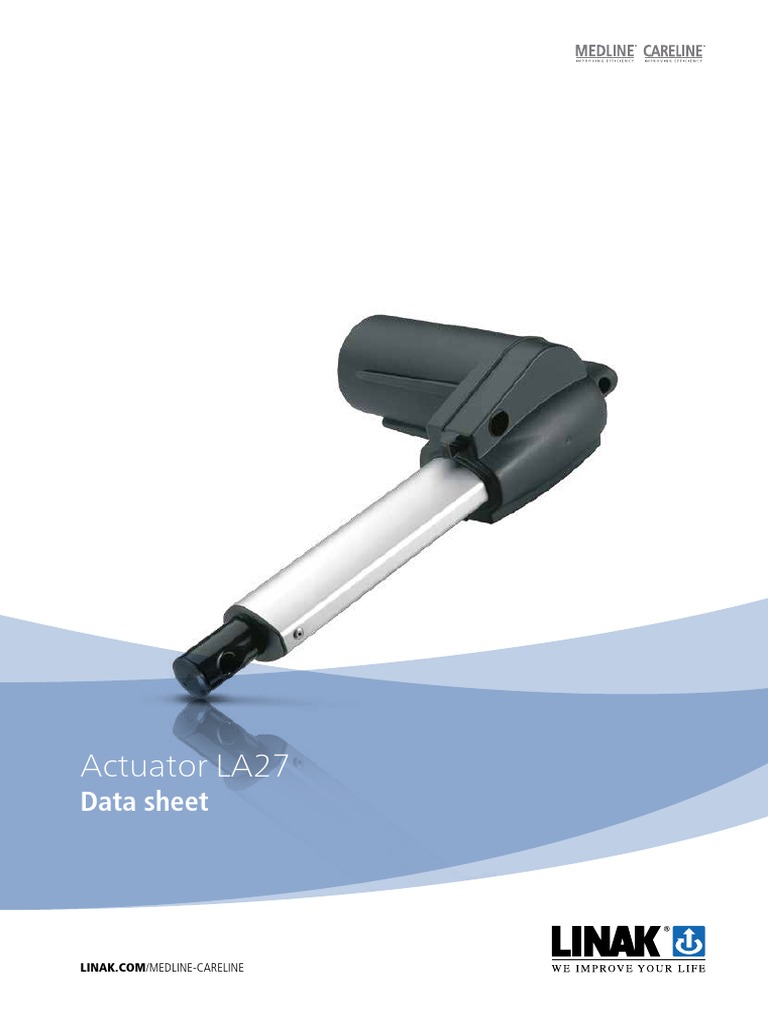 Linear Actuator LA27 Data Sheet Eng | PDF | Electrical Connector | Actuator