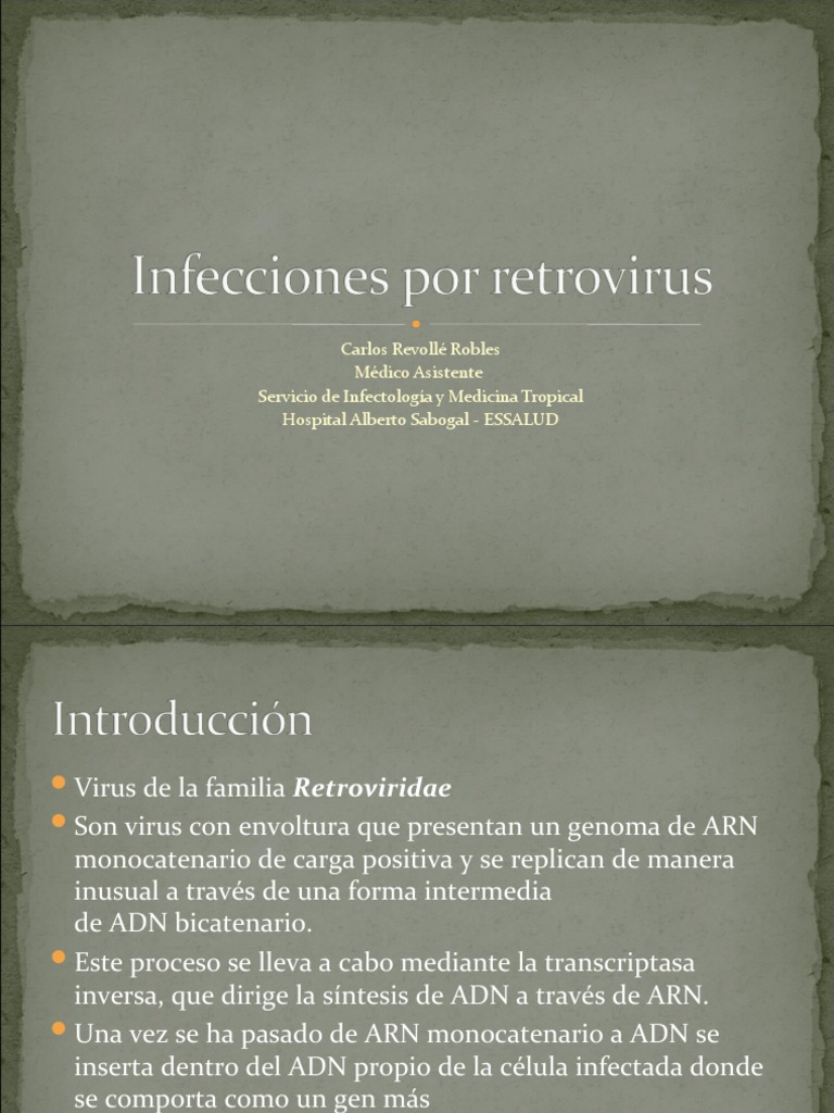 Infecciones Por Retrovirus | PDF | Retrovirus | Virus