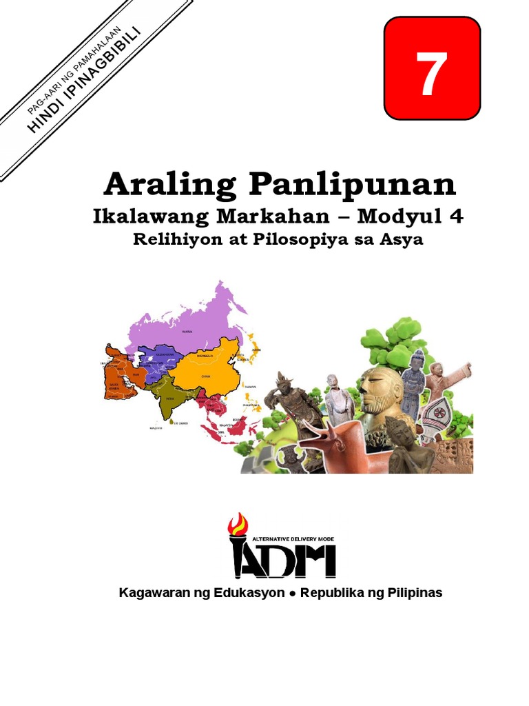 AP7 - Q2 - Mod4 - Relihiyon at Pilosopiya Sa Asya - v3 | PDF