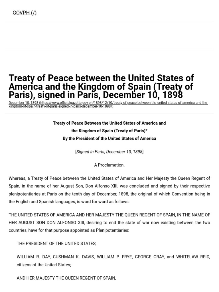 TREATY of Paris | PDF | Treaty | Jurisdiction