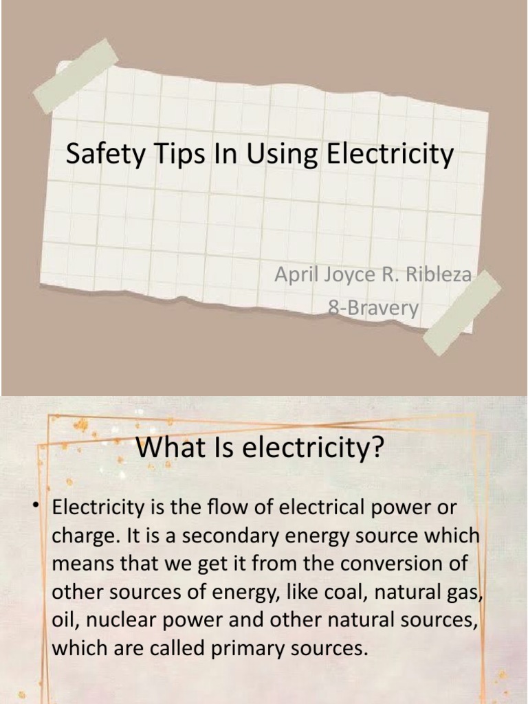 Essential Electricity Safety Tips | PDF