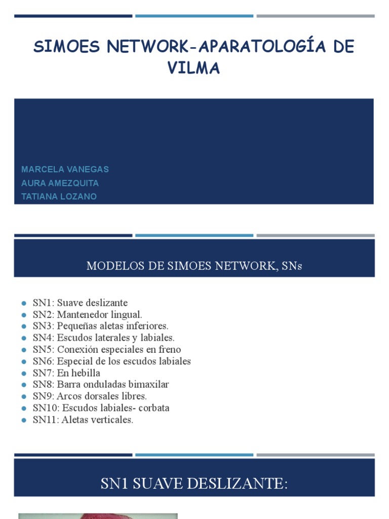 Exposicion Aparatos Simoes Network | PDF | Odontología | Anatomia animal