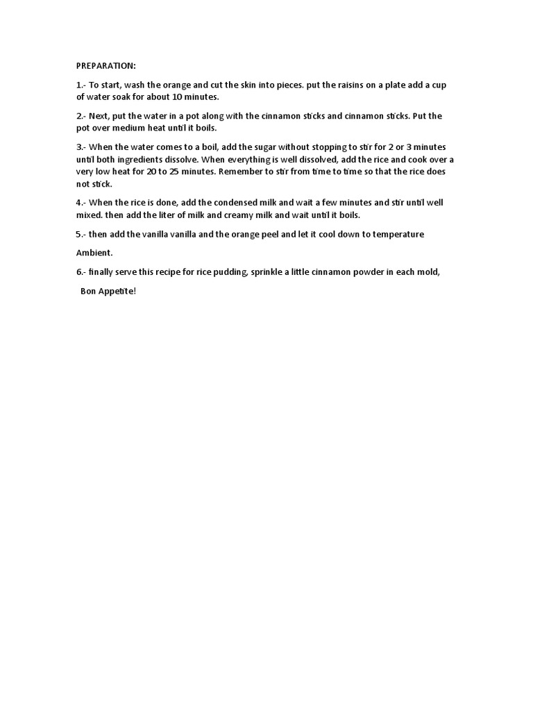 Preparation | PDF