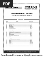 Geometrical Optics Complete Notes | PDF