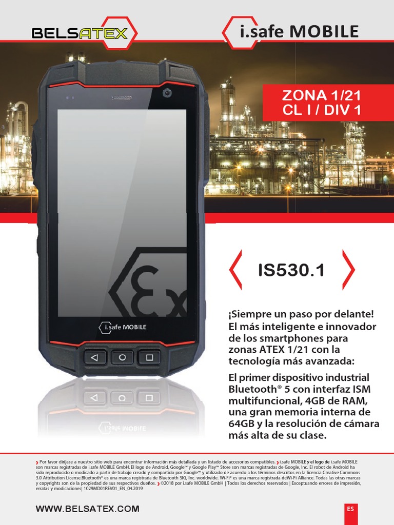 IS530.1 - Datasheet ESPAÑOL | PDF | Bluetooth | Equipo de usuario de ...