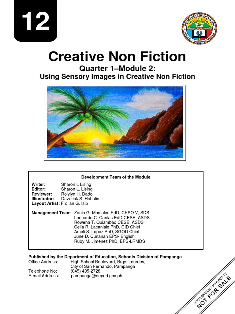 Sensory Imagery in Creative Non-Fiction | PDF | Perception | Poetry