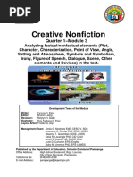 CREATIVE Non Fiction G12 - Q1 - Module 2 - Principles Elements Technique and Devices of Creative ...