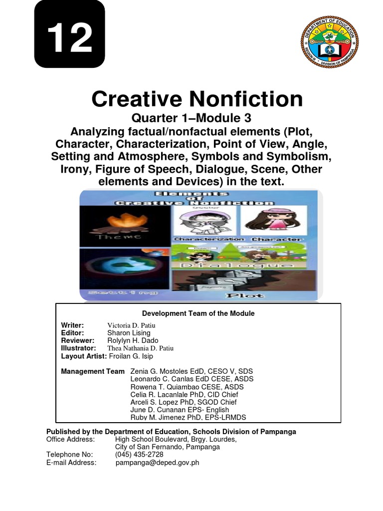 Creative Nonfiction - Week 3 | PDF | Writers | Creative Nonfiction