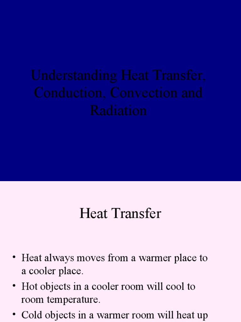Modes of Heat Transfer PPT 1 | PDF | Heat Transfer | Convection