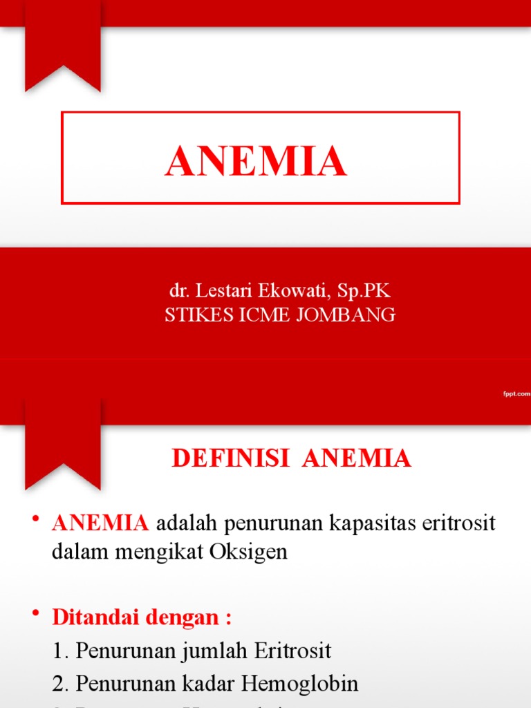 Panduan Lengkap tentang Anemia dan Diagnosanya | PDF | Sains & Matematika