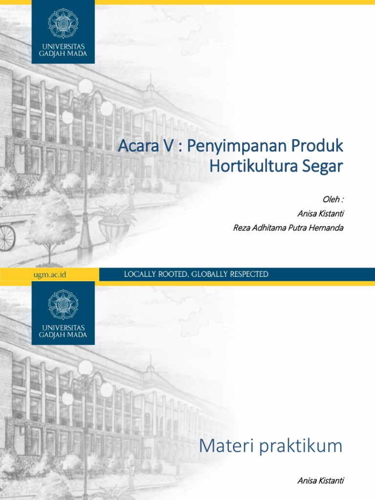 Acara V Penyimpanan Produk Hortikultura Segar | PDF