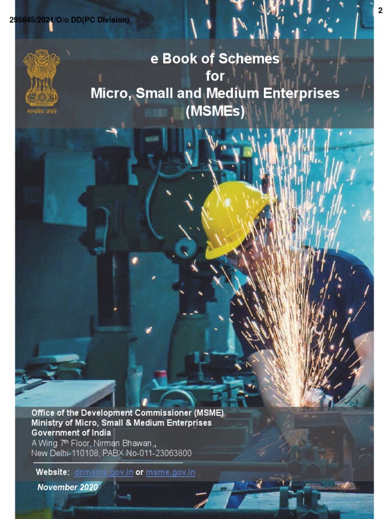 Msme E-Book | PDF | Small And Medium Sized Enterprises | Economies
