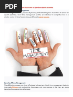 Time Management & Communication Skills | PDF | Goal | Goal Setting