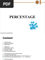 Successive Percentage Change Methods | PDF | Percentage | Ratio