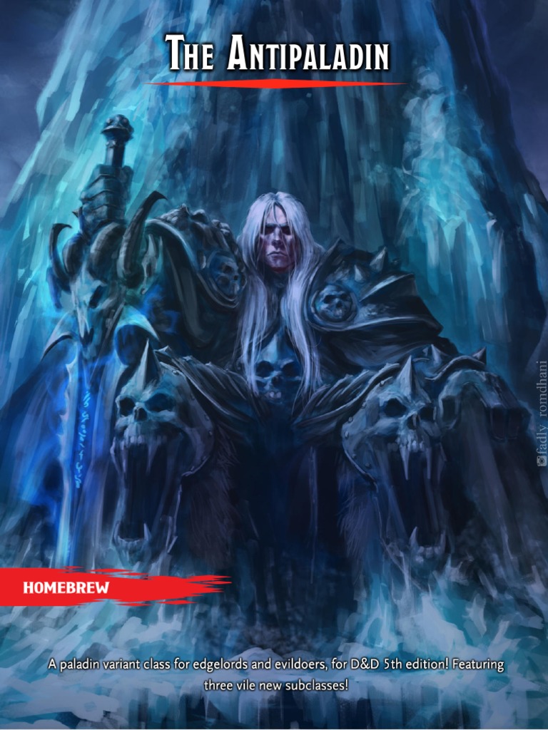 Antipaladin v1.3 - GM Binder | PDF | Dungeons & Dragons | D20 System