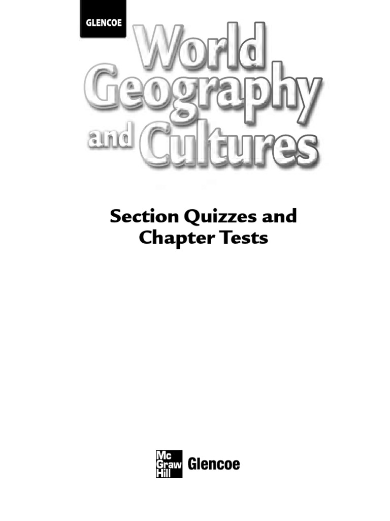 World Geog Culture Quizzes and Tests | PDF | Geography | Map