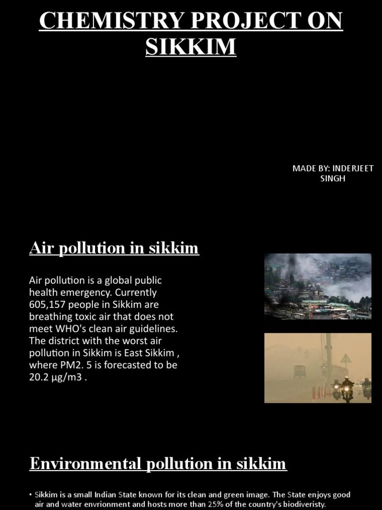 Chemistry Project On Sikkim | PDF
