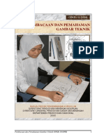 Contoh Etiket Gambar Teknik A3 | PDF | Komputer