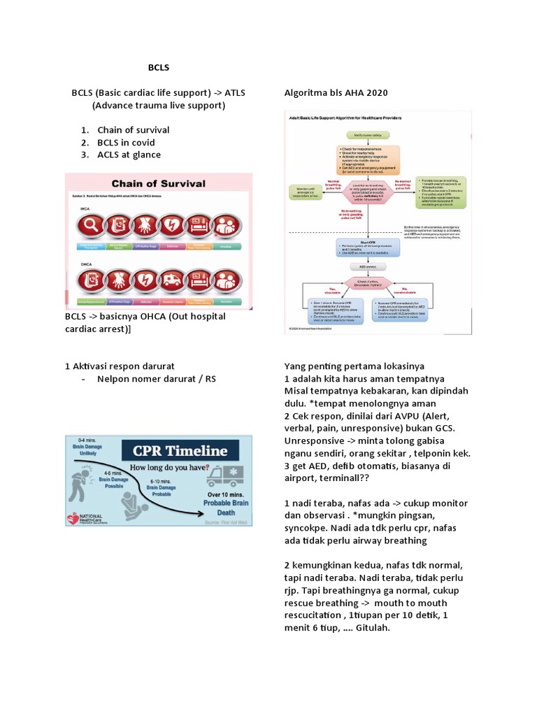 Algoritma BCLS dan CPR 2020 | PDF