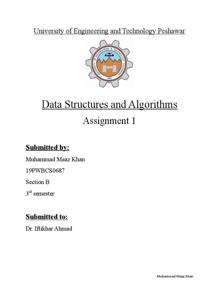 Data Structures and Algorithms: Assignment 1 | Download Free PDF | Time ...