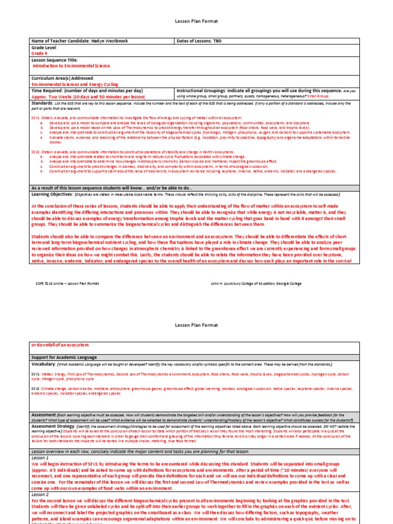 02 - Module 4 - Lesson Sequence Overview Template - Hadyn Westbrook ...