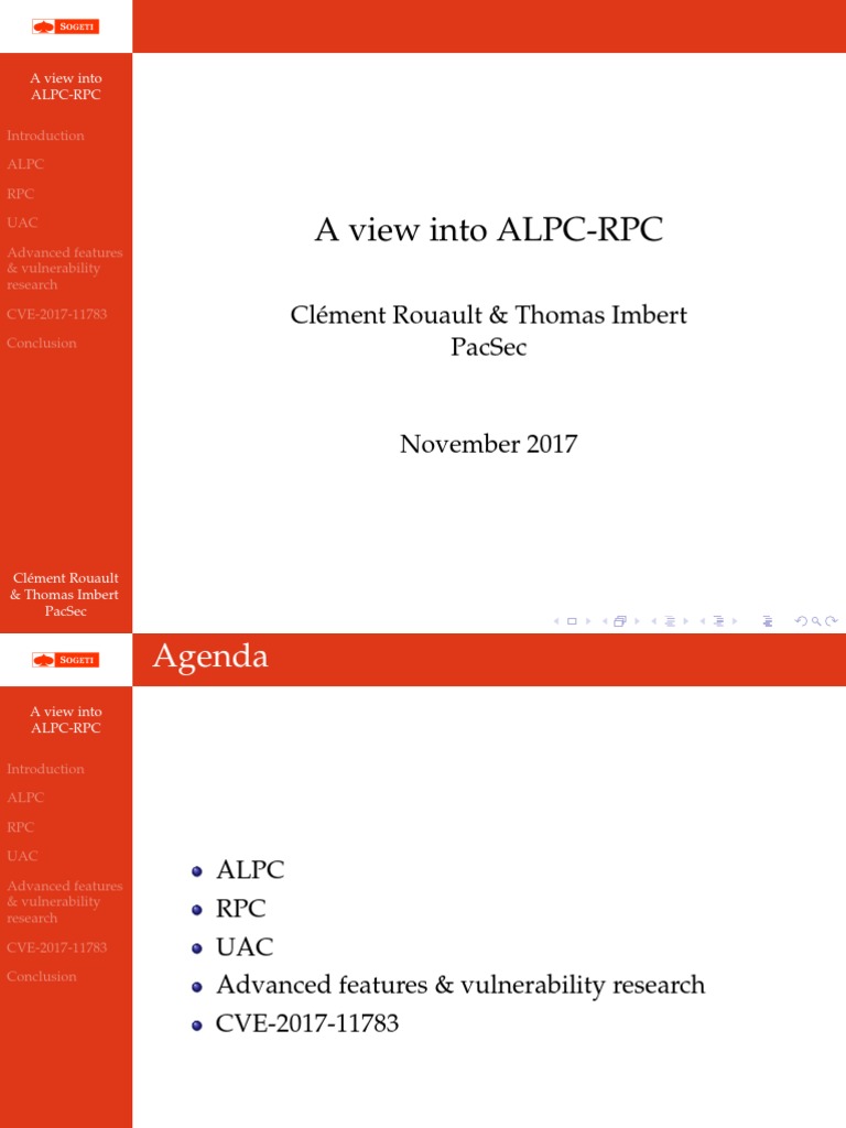 ALPC-RPC Vulnerability Research | PDF | Client–Server Model | Software Engineering