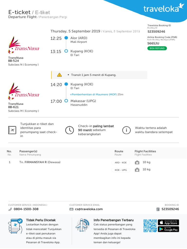 Adi umbu-ARD-566SJU-UPG-FLIGHT - ORIGINATING | PDF