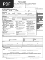 Unified Application Form For Building Permit: Office of The Building ...