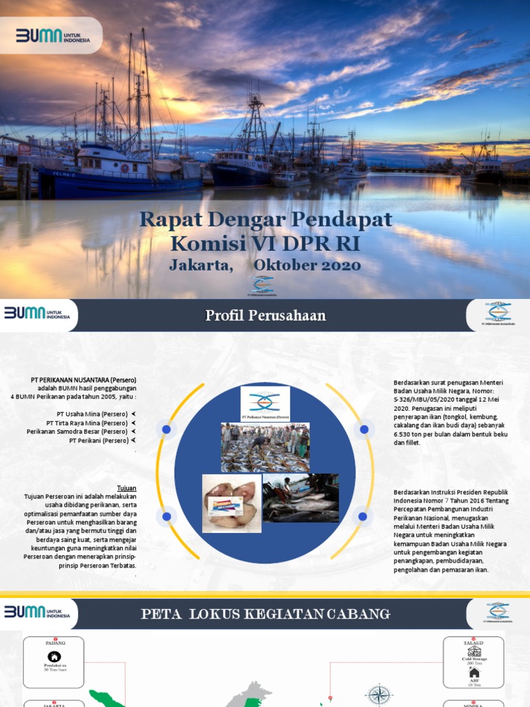 Strategi PT Perikanan Nusantara | PDF