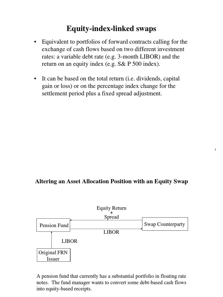 Equity-Index-Linked Swaps | PDF | Swap (Finance) | Yield Curve