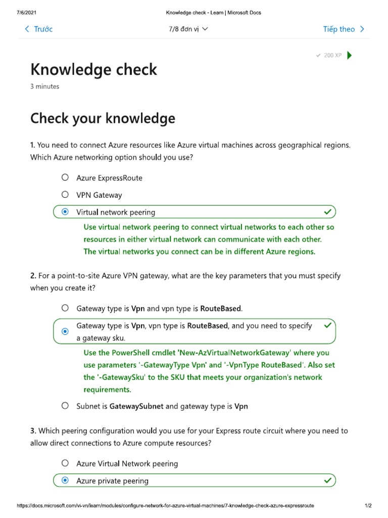 Knowledge Check | PDF