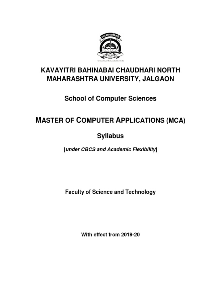 2019-20 Mca (C.B.C.S.) | PDF | Relational Model | Class (Computer ...