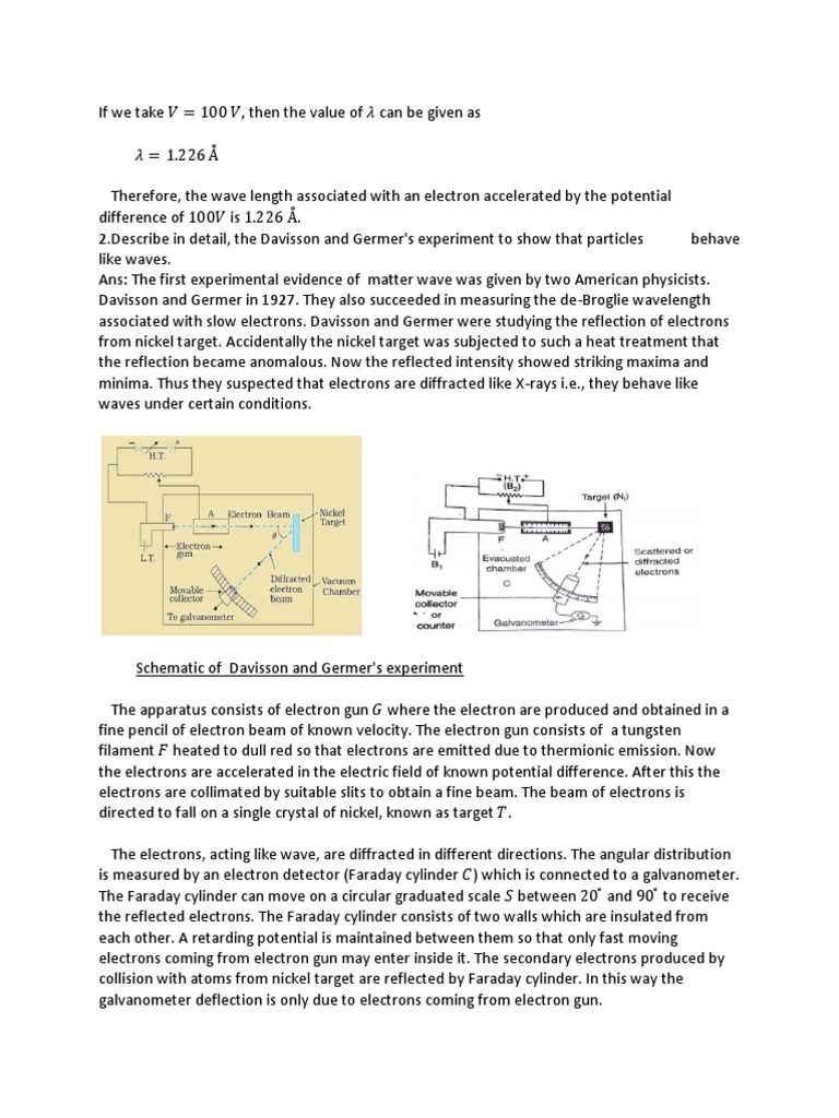 GP Thompson Experiment | PDF | Uncertainty Principle | Electron