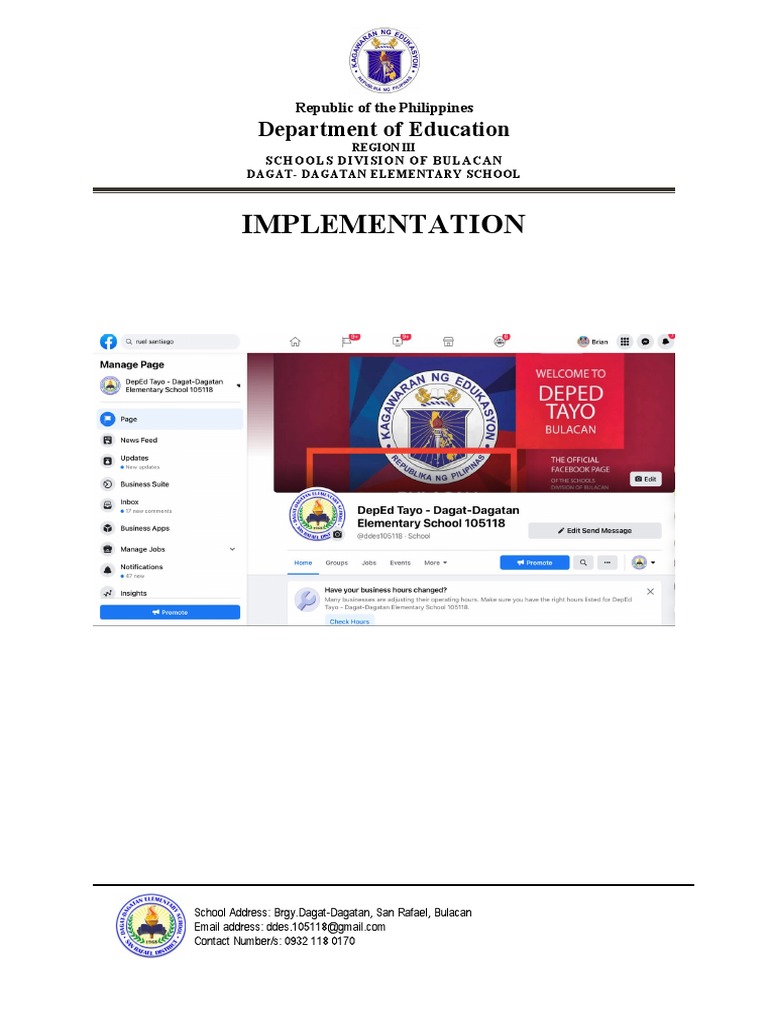 Brigada Eskwela Commitment 2025 Sample | PDF | Wellness