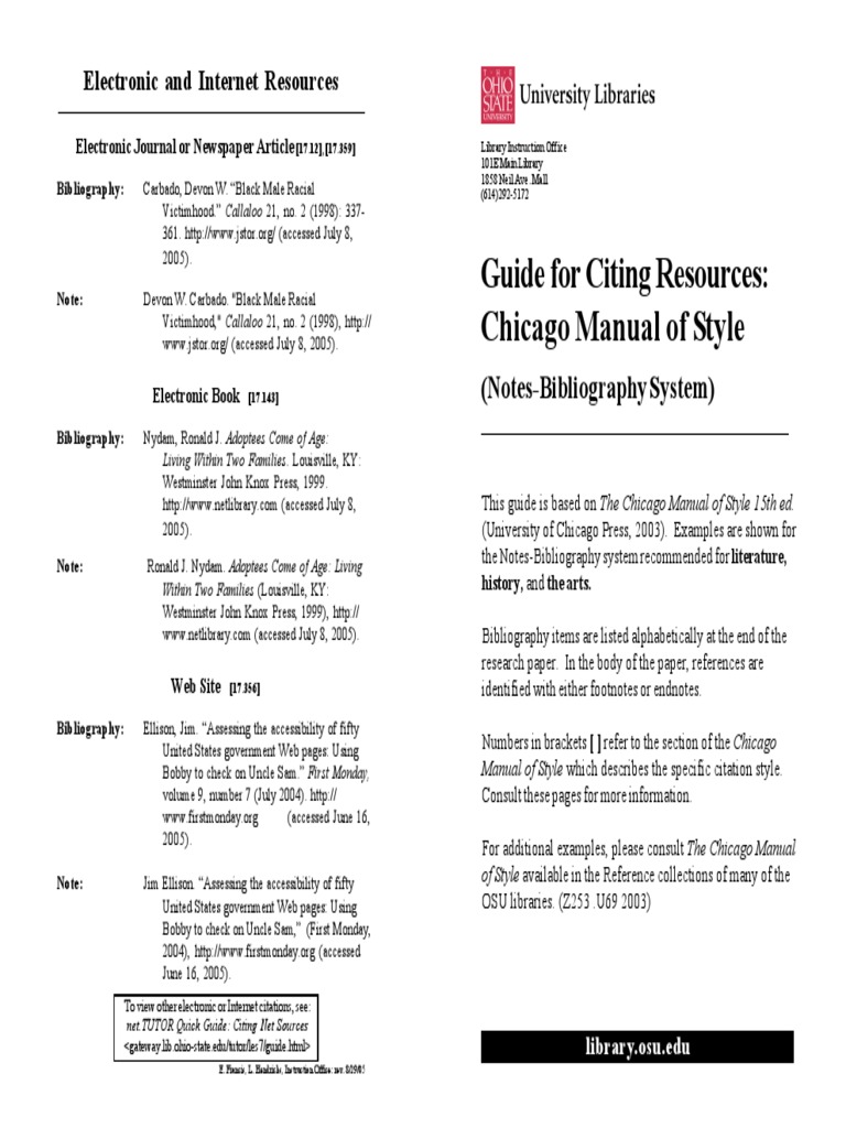 Chicago Manual of Style | PDF | Reference | Books