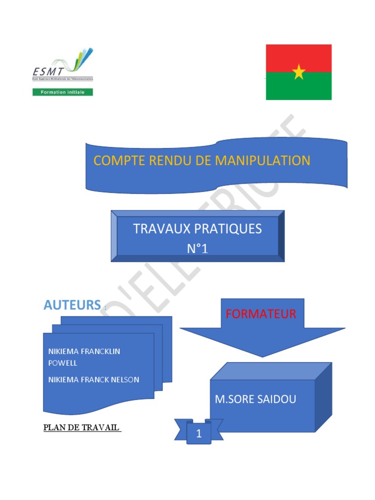 RAPPORT DU TP D'électricité | Unduh gratis PDF | Moyenne quadratique | Condensateur