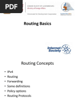 Routing Basics | PDF | Routing | Ip Address