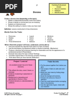 Diorama Project Rubric | PDF | Cognition | Psychological Concepts