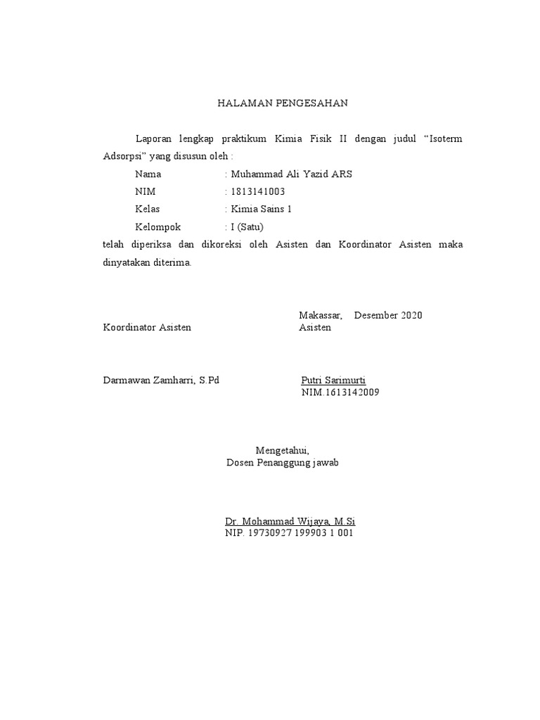 Unit 4 Isoterm Adsorpsi | PDF | Ilmu Sosial