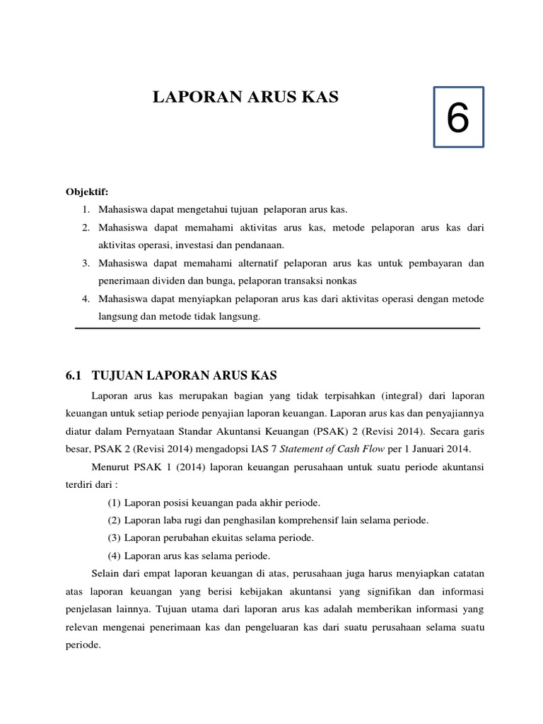 Penyusunan Laporan Arus Kas Akuntansi | PDF