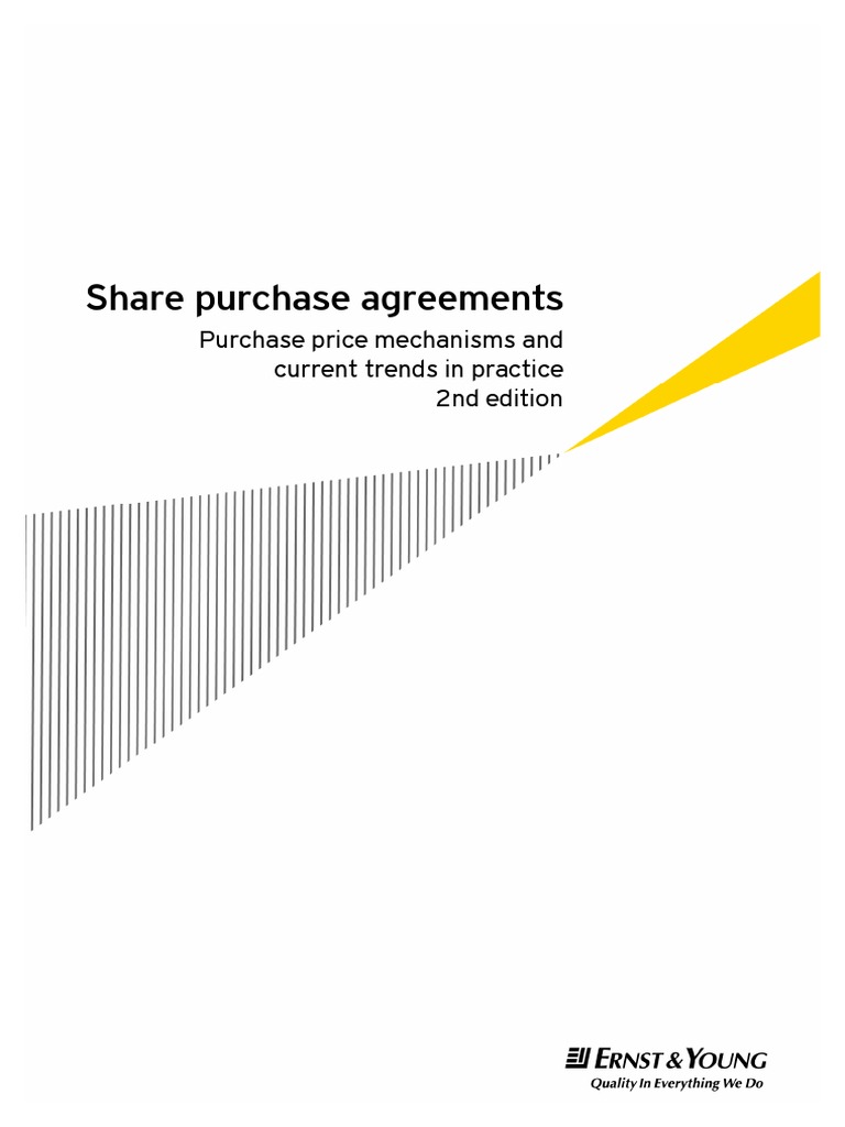 Share Purchase Agreements: Purchase Price Mechanisms and Current Trends ...