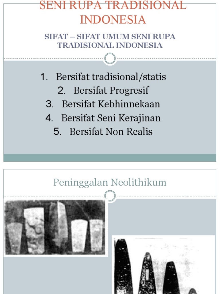 Seni Rupa Tradisional Indonesia | PDF